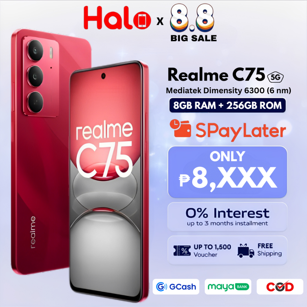 Realme C75 | 8GB RAM + 256GB | Waterproof | 6000mAH Massive Battery ...