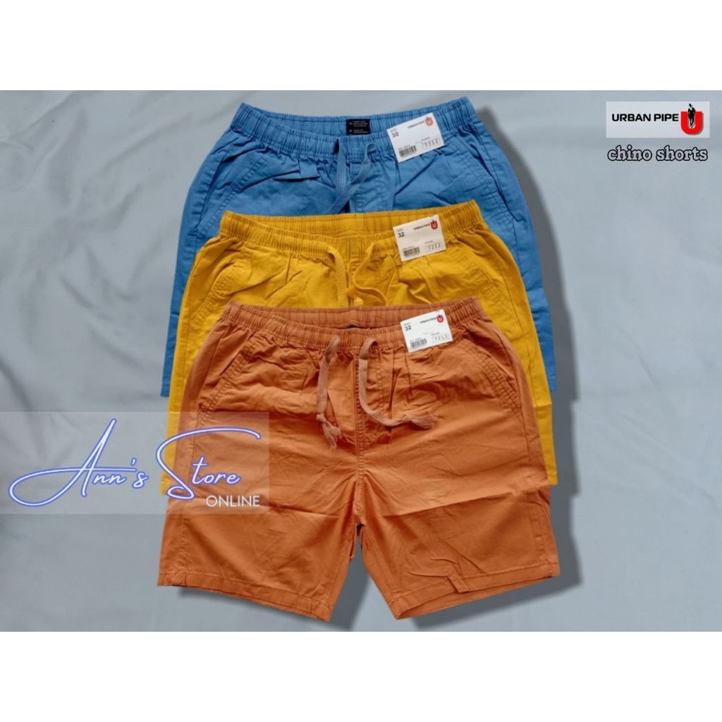 Original Urban pipe Chinos shorts plain design for men cotton fabric ...