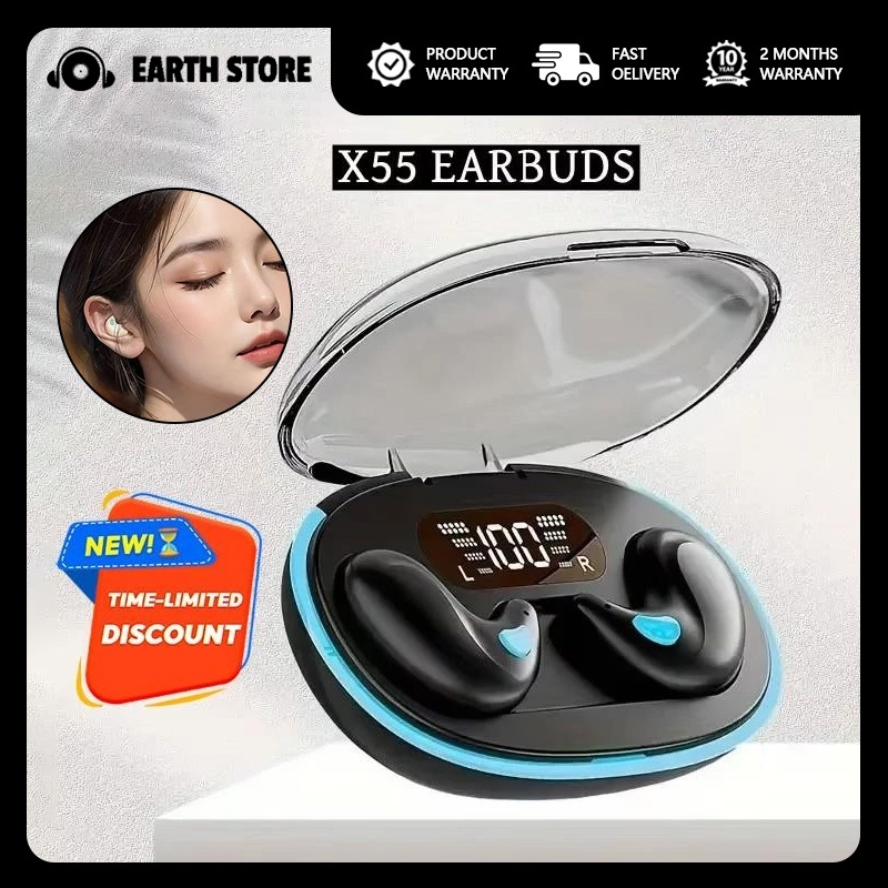 Mini X55 Sleep Wireless Earphones Sports Bluetooth Earphones Stereo ...