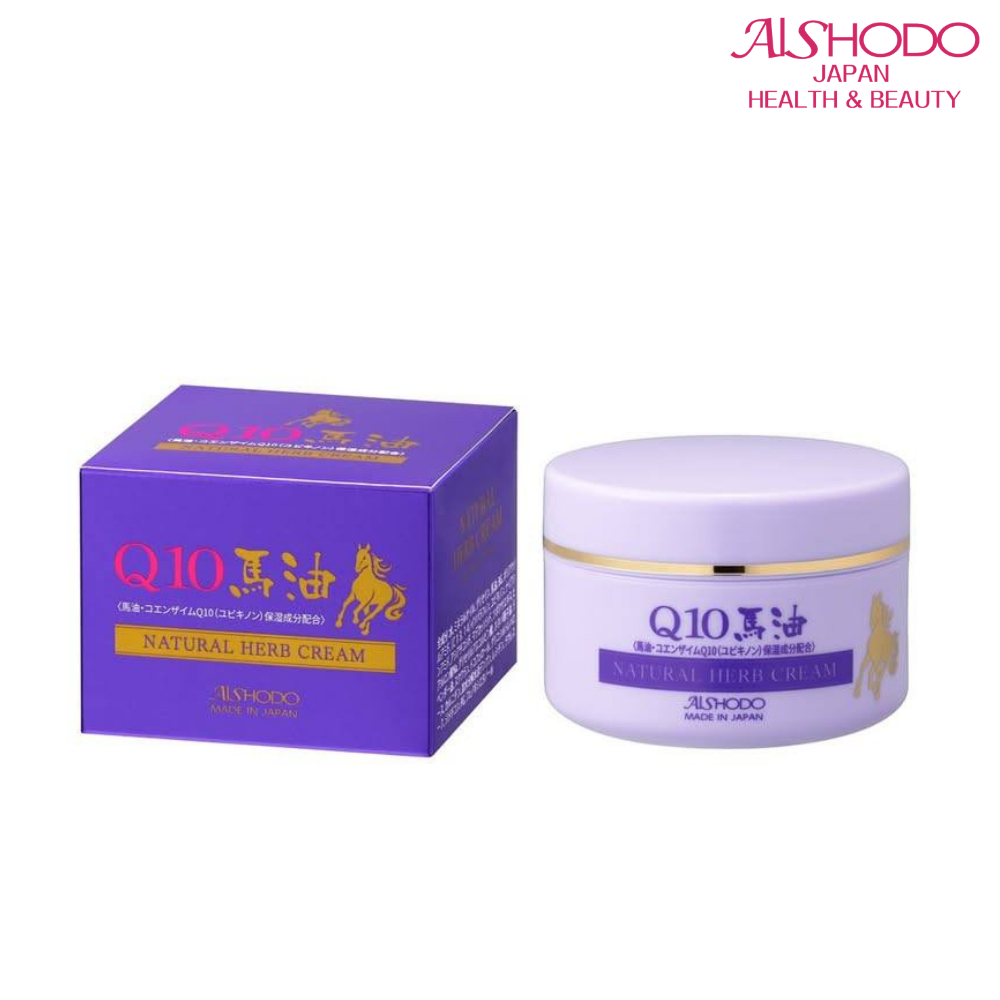 Aishodo Q10 Horse Oil Natural Herb Cream, With Niacinamide and CICA ...