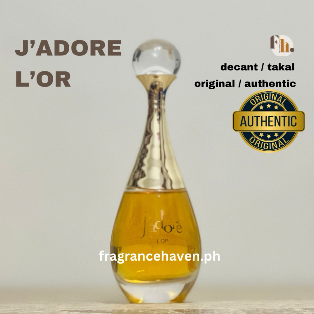 Jadore L’or (1ml to 5ml) J’adore Lor DECANT by fragrancehavenph J’adore | Shopee Philippines