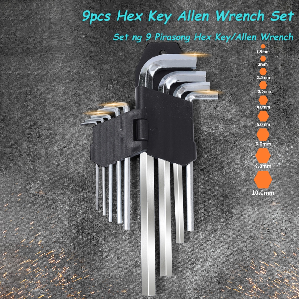 9pcs Hex Key Set Star Allen Wrench Set Original Torx Wrench Flower ...