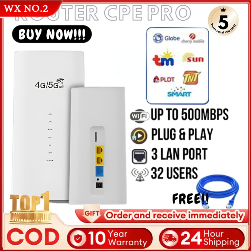WiFi Router 4G 5G LTE CPE PRO Without Fiber Dual Band 2.4G AC1200 ...