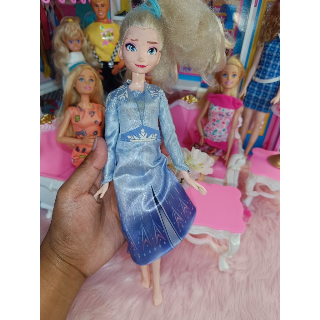 Disney hasbro Elsa frozen doll preloved read description | Shopee ...