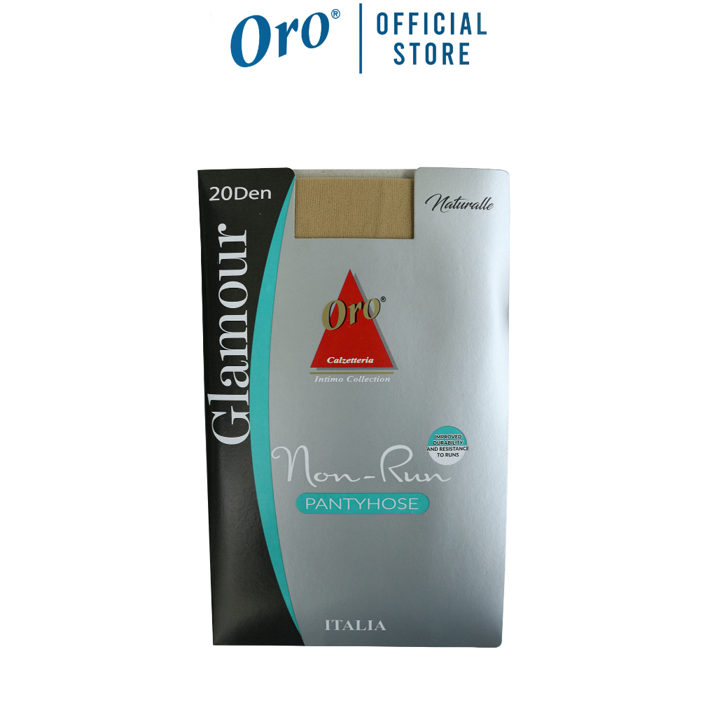 Oro Glamour Non-Run Pantyhose – 1 Pair, 20 Den | Shopee Philippines