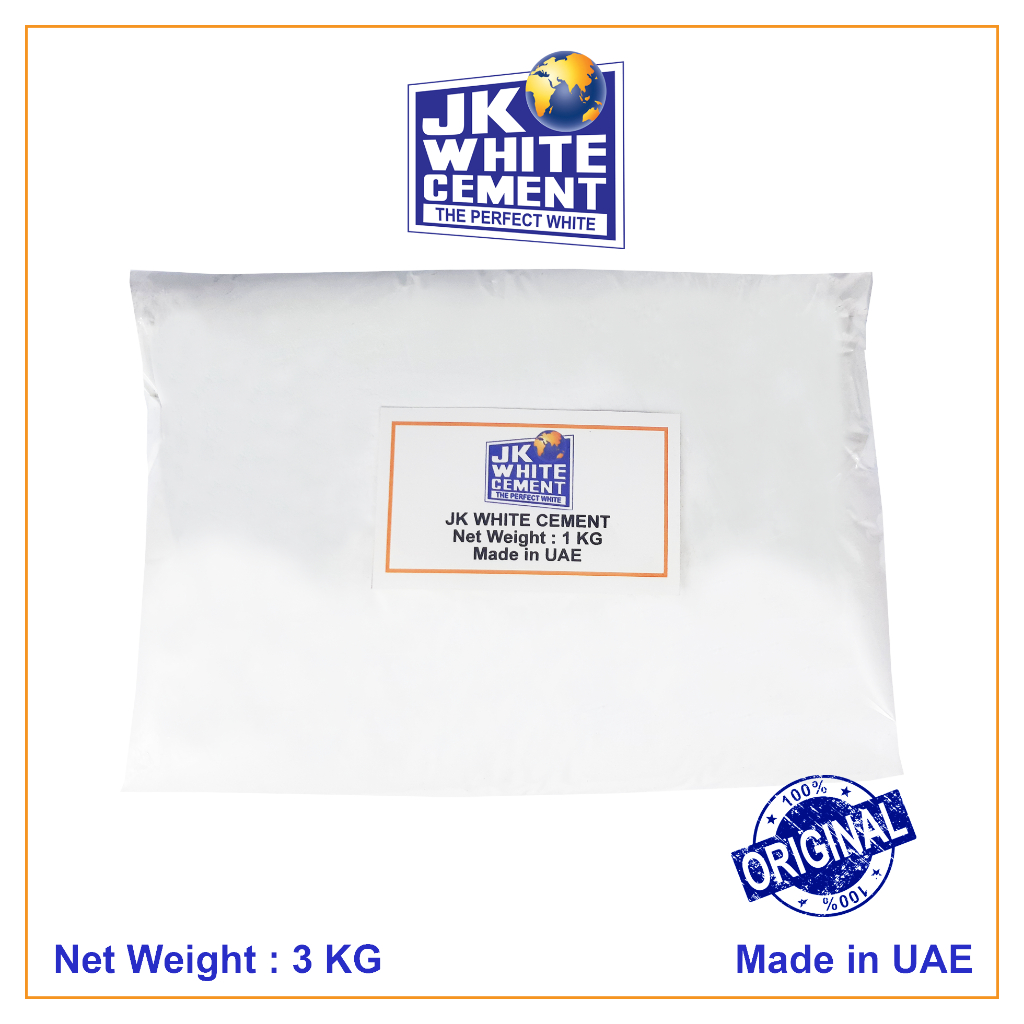 JK White Cement Powder 3KG Concrete | Shopee Philippines