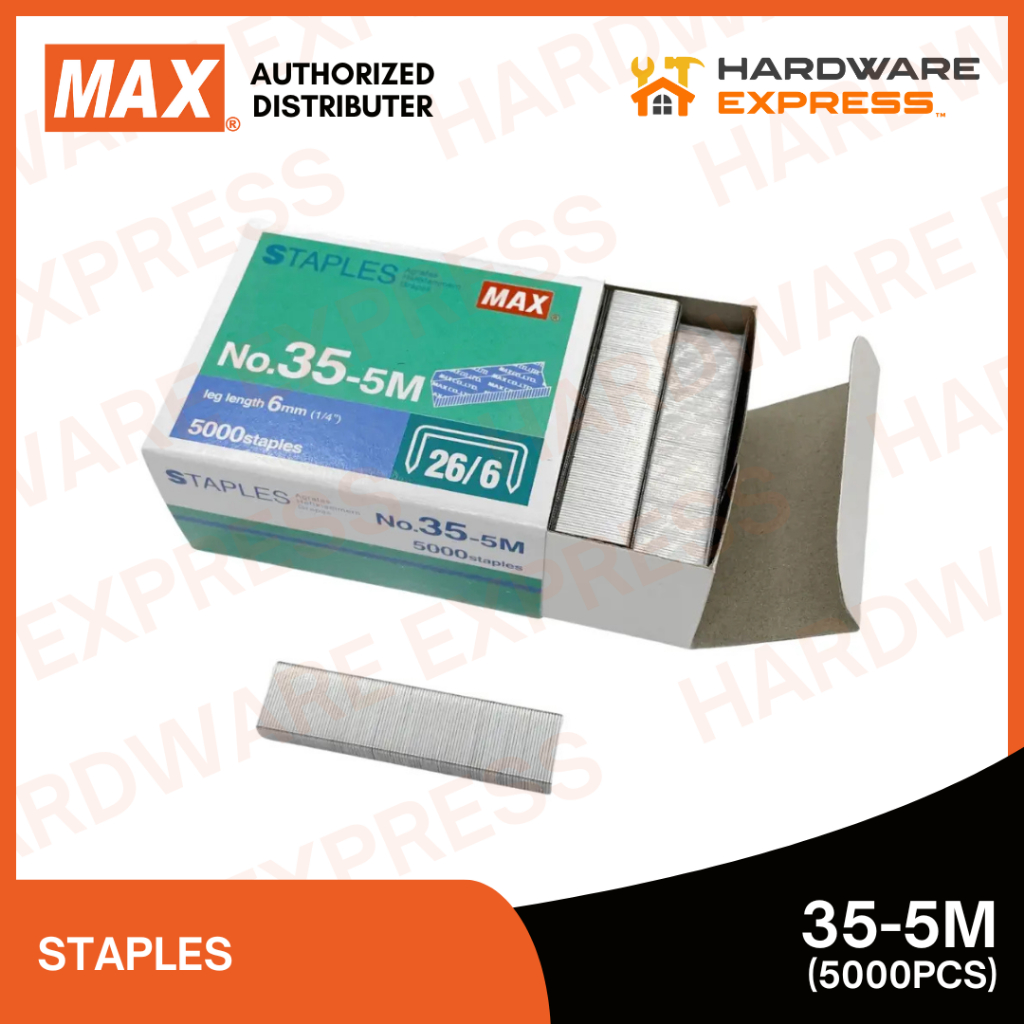 MAX Staple Wire No.35-5M (5000 Staples) ORIGINAL | Shopee Philippines