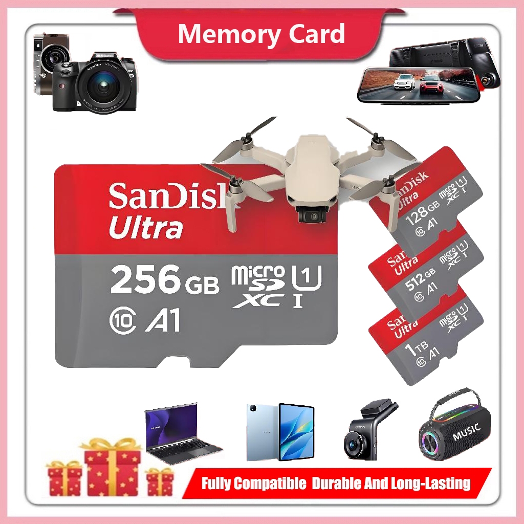 Memory Card Ultra 100% Original 128GB 256GB 512GB 1TB Micro SD Card ...