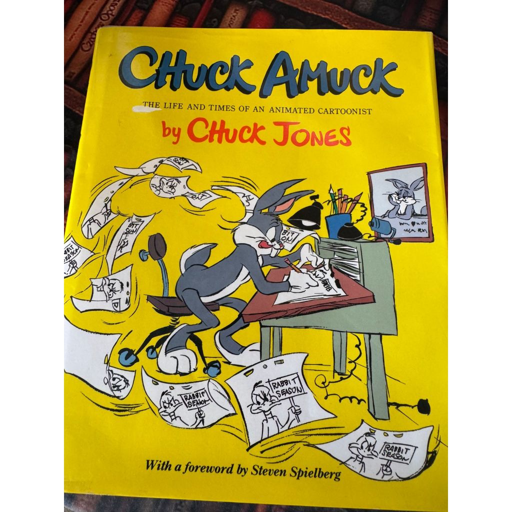 HARDCOVER 1989 Looney Toones Chuck Amuck Jones Life Biography Animated ...