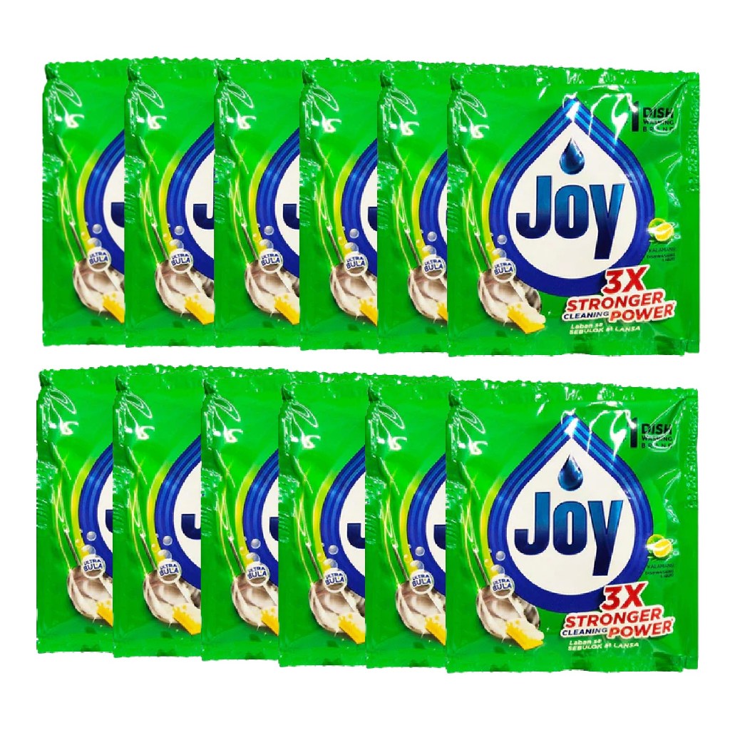 Joy Dishwashing Liquid Kalamansi 18.5ML - Pack of 12 | Shopee Philippines