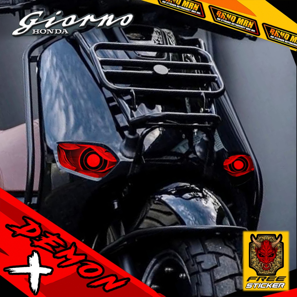 Honda Giorno Eye Winker Decal Clear Sticker Tint Protector Xseries ...