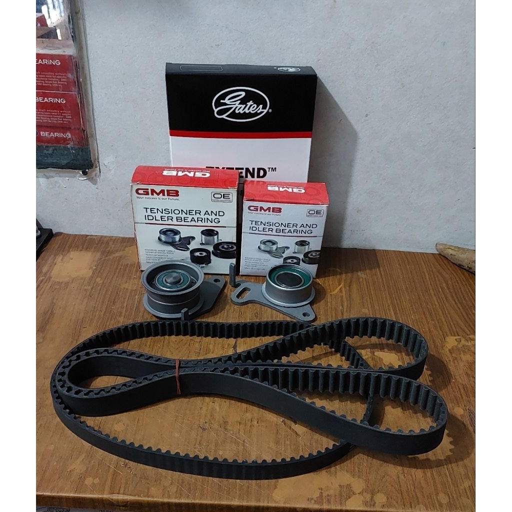 TIMING BELT SET WITH TENSIONER BEARING SMALL AND BIG FOR MITSUBISHI ...