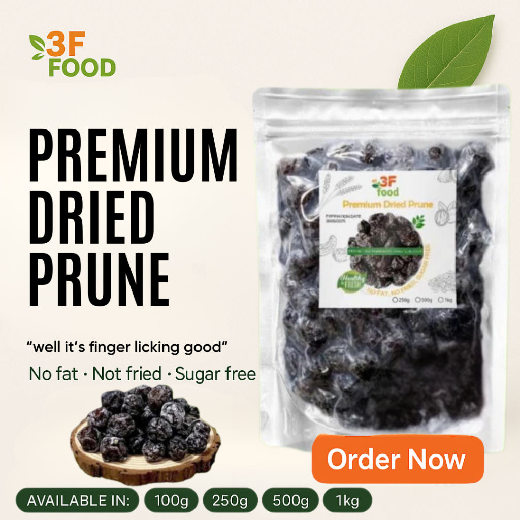 PREMIUM DRIED PRUNE 3F FOOD - California Premium Unsweetened Dried ...
