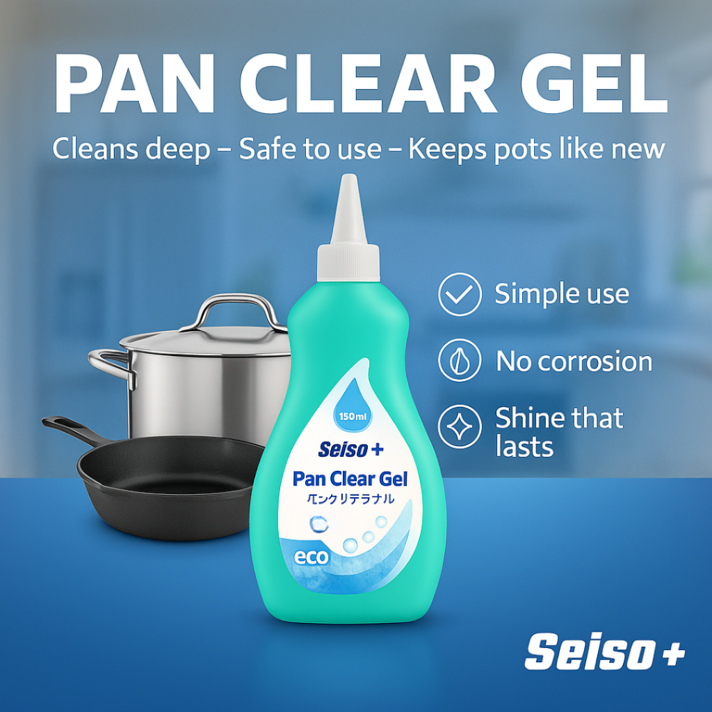 Seiso+ Pan Cleaner Gel, Pot Bottom Cleaner, Kitchen Household Grease ...