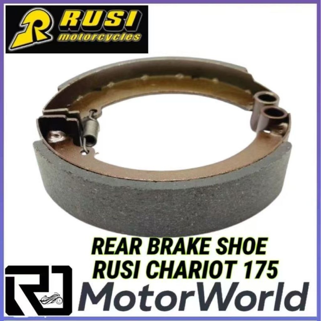 REAR BRAKE SHOE FOR RUSI CHARIOT 175 MOTOR SPEED MOTORCYCLE PARTS ...