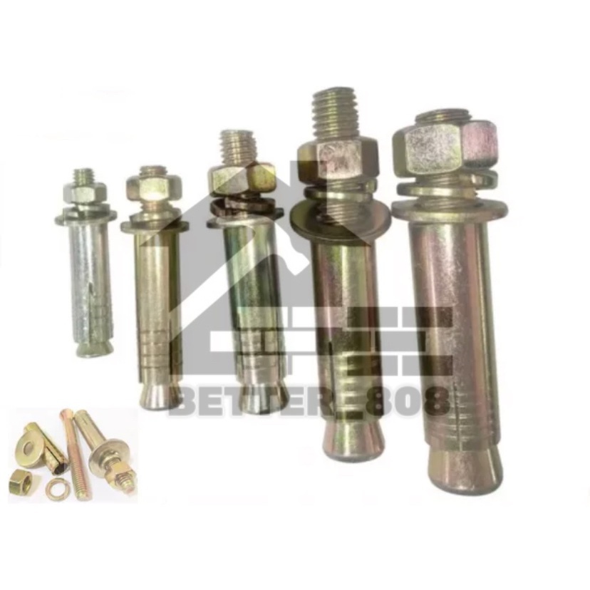 Dyna Bolt / EXPANSION BOLT 1/4" 5/16" 3/8 " 1/2" 5/8" (PER BOX ...