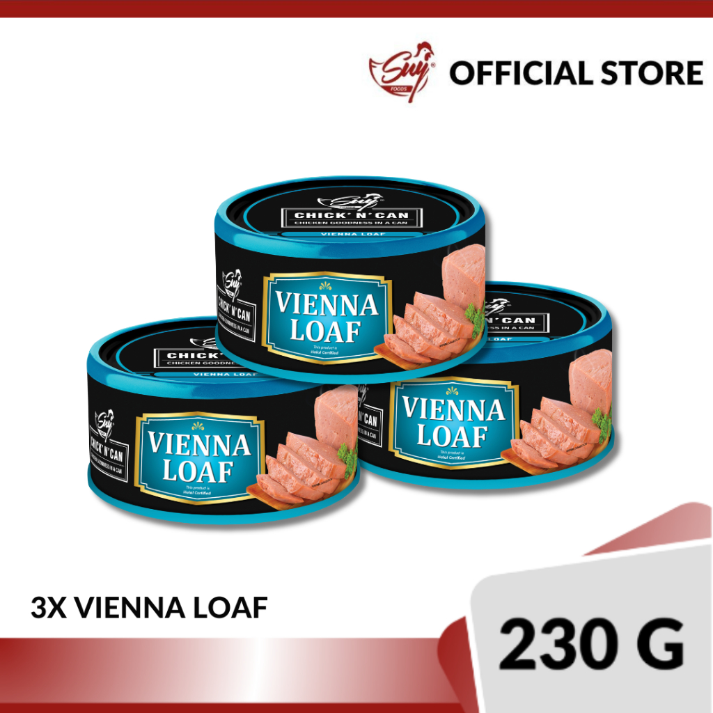 Suy Foods 3pcs Chicken Vienna Loaf 230g | Shopee Philippines