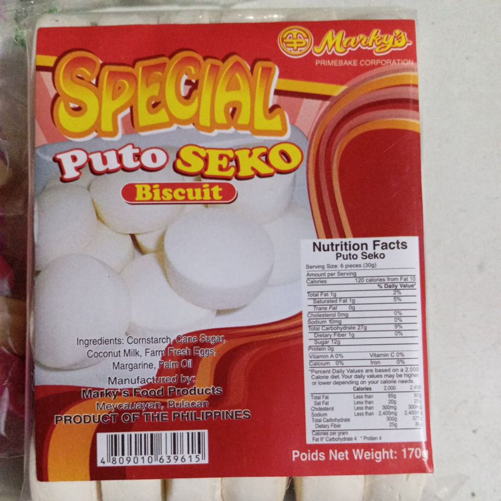 Marky's Puto Seko 200grams per pack | Shopee Philippines