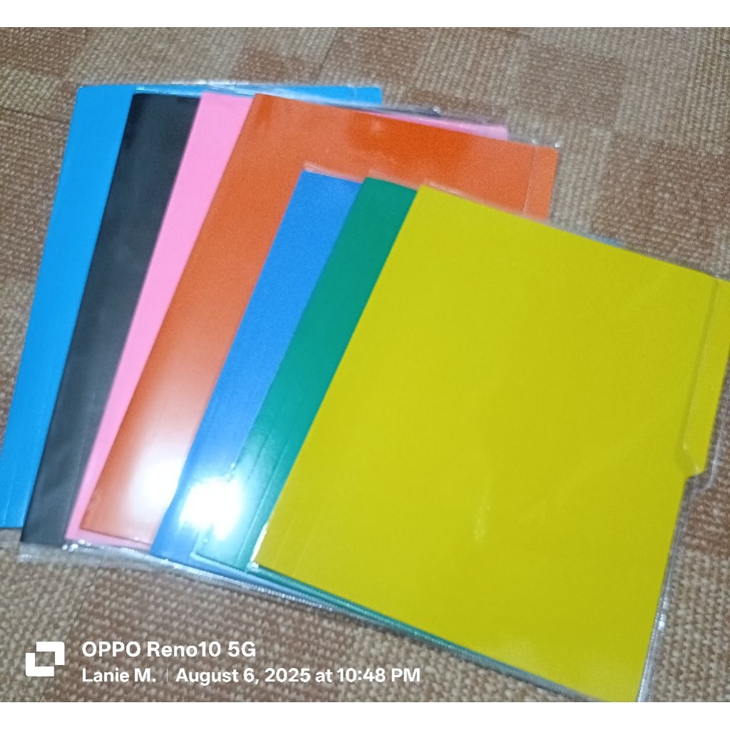 Colored folder with plastic jacket (5pcs per order9 | Shopee Philippines