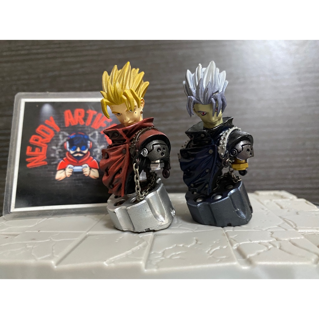 Trigun Vash Stampede SET Rare Regular and Secret Repaint ver (Gray) Enoki Tomohide 2002 Loose AS ...