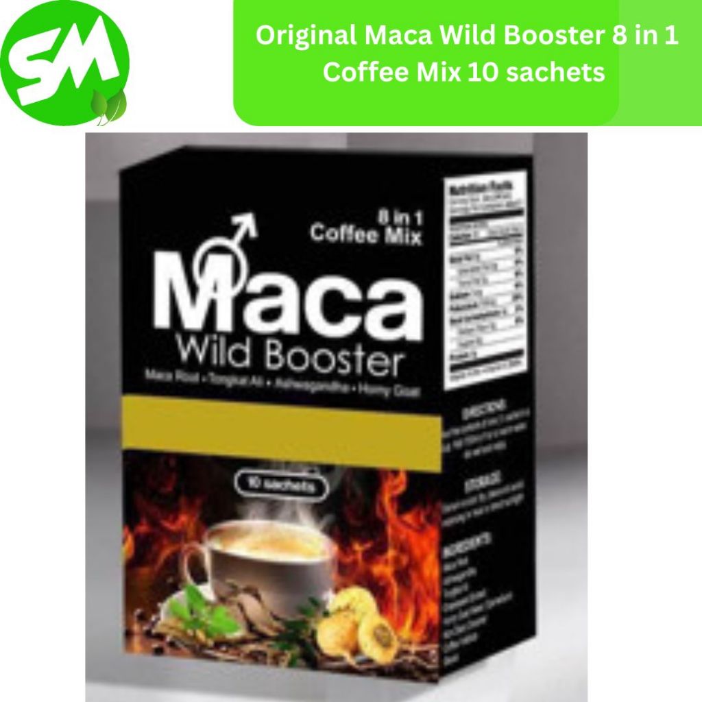 Maca Wild Booster 8 in 1 Coffee Mix 10 sachets (Beware of Fake ...