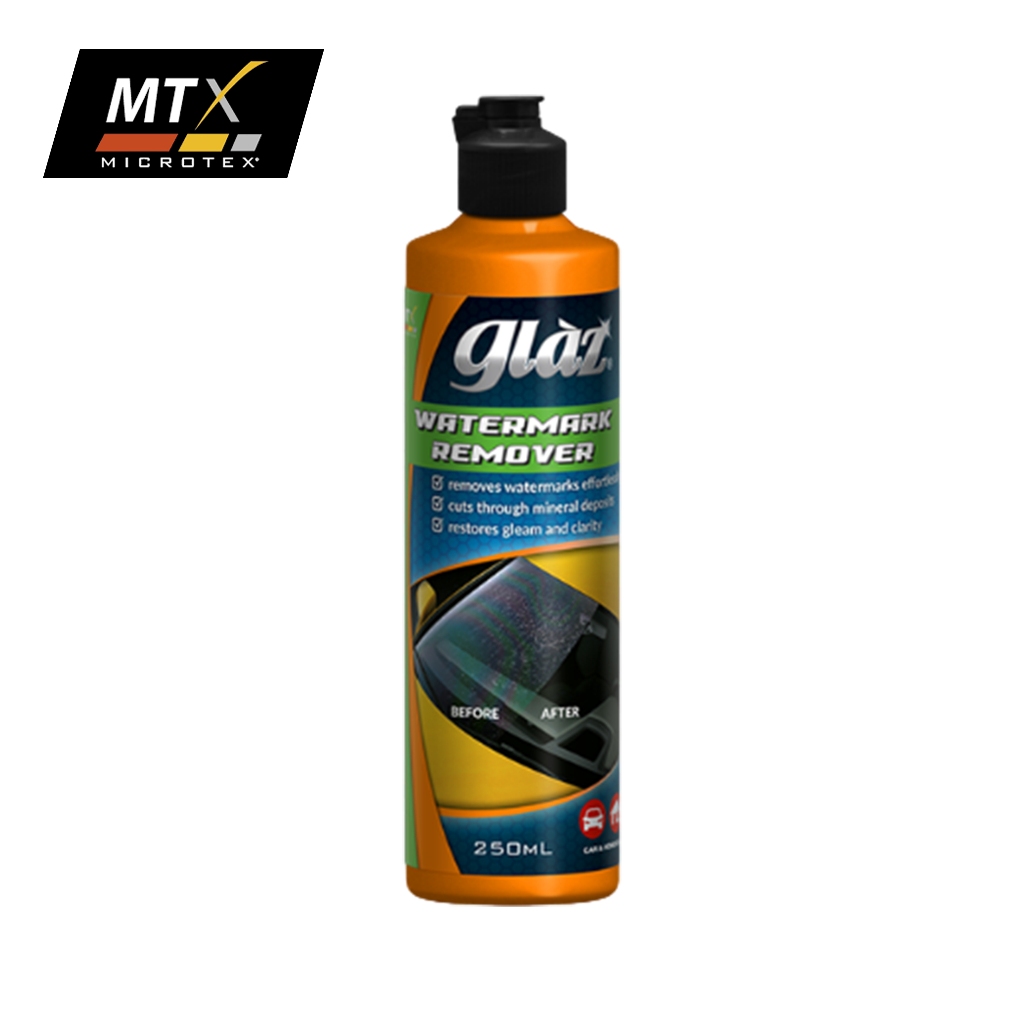 Microtex Glaz Water Marks Remover 250ml (Glass Cleaner, Acid Rain ...