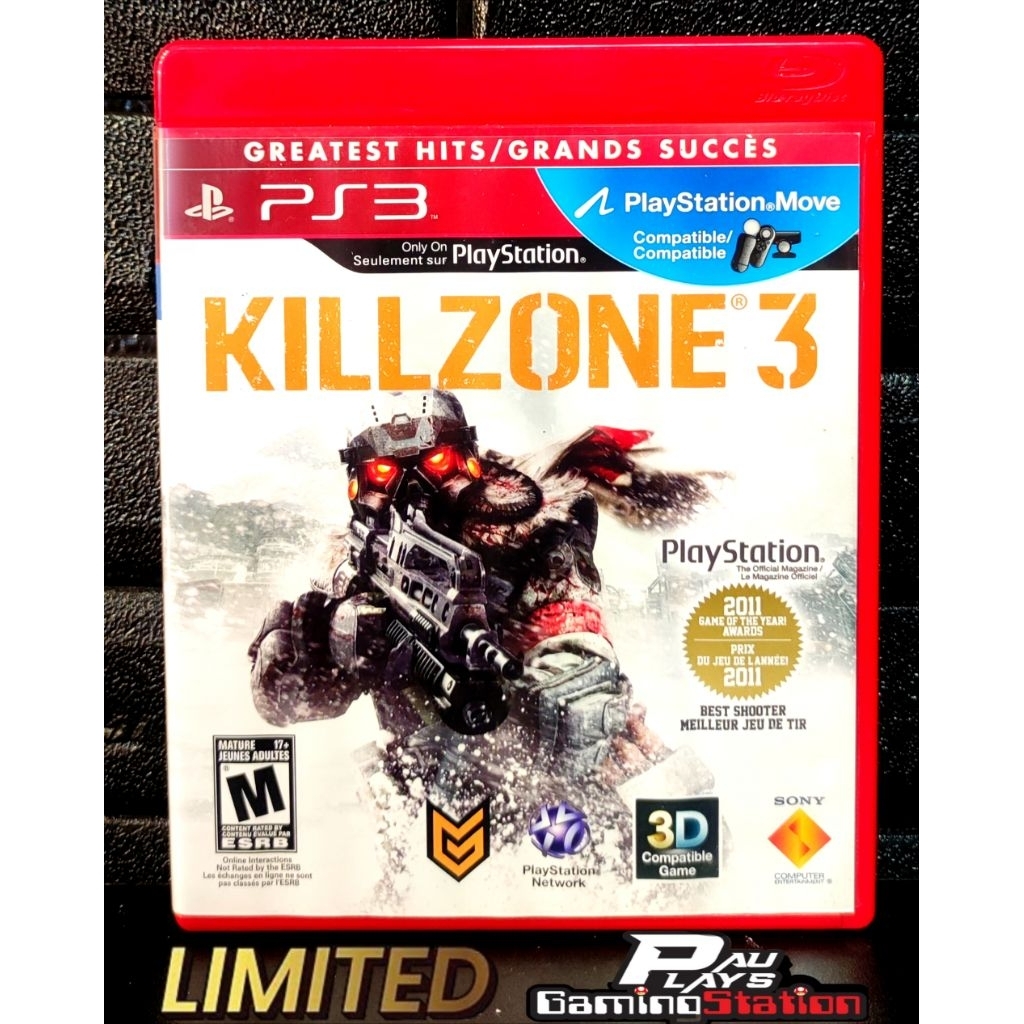 PS3 | Killzone 3: Day One Edition【Limited】Sony Entertainment【R1/ALL】USA ...