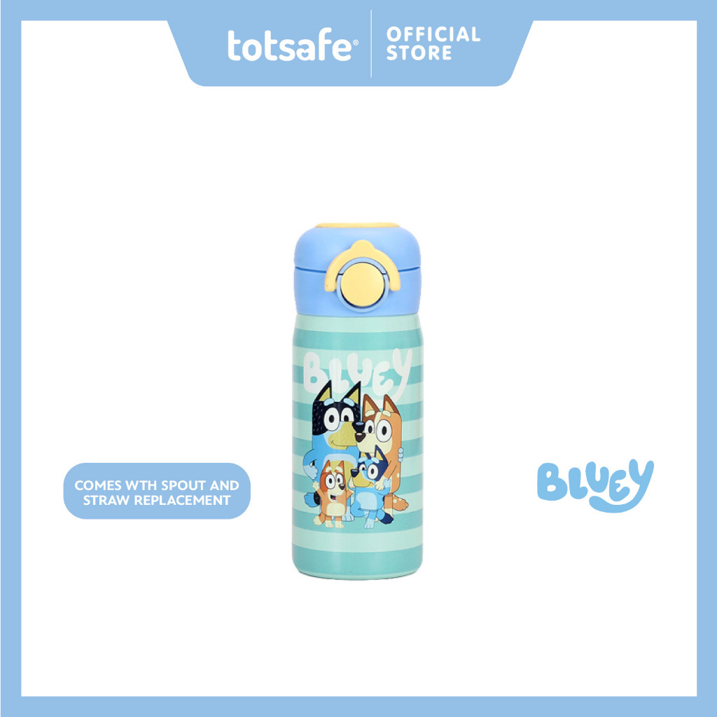 Totsafe Bluey Kids Insulated Sippy Bottle 354mL (2 designs) | Shopee ...