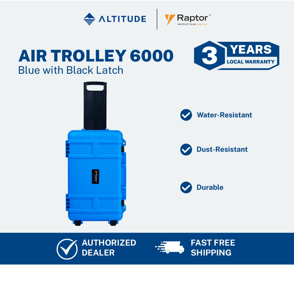 Raptor 6000 AirTrolley and Carry On Hard Case | Shopee Philippines