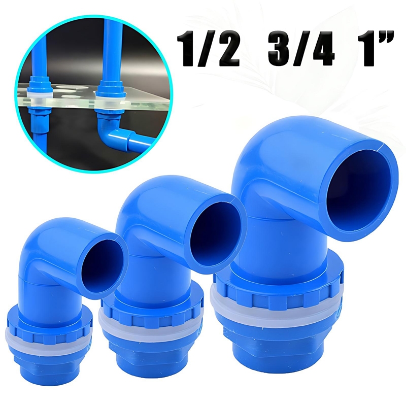 20/25/32mm Elbow PVC Pipe Connector Aquarium Inlet Outlet Connector for ...
