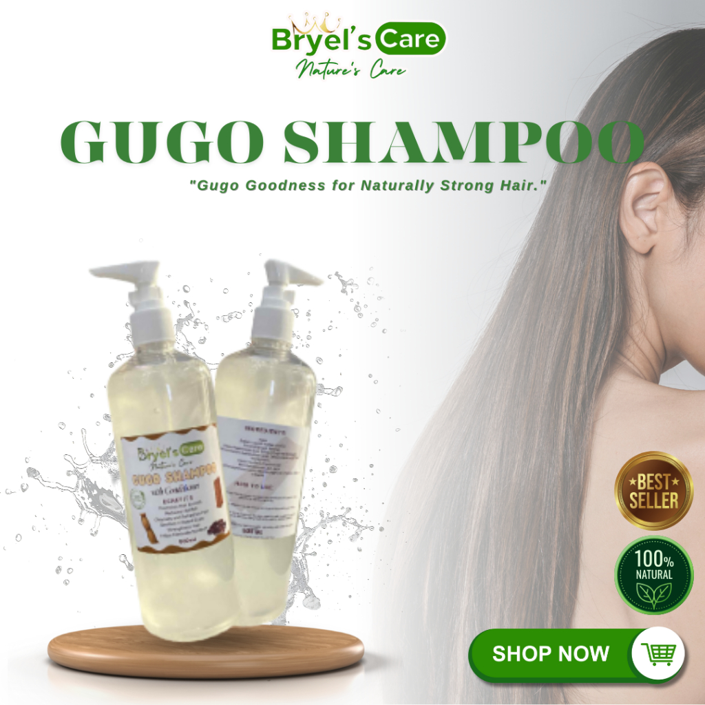 500ml ALL NATURAL GUGO SHAMPOO WITH CONDITIONER ENRICHED WITH ALOE VERA ...