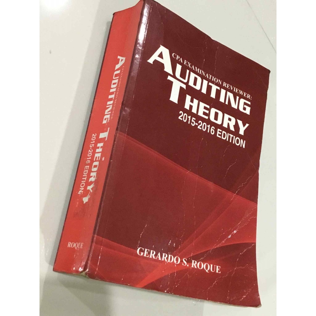 Auditing Theory CPA examination reviewer 2015-2016 edition | Shopee ...
