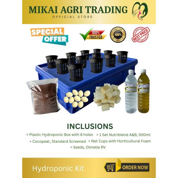 HYDROPONIC STARTER KIT (KRATKY) | Shopee Philippines