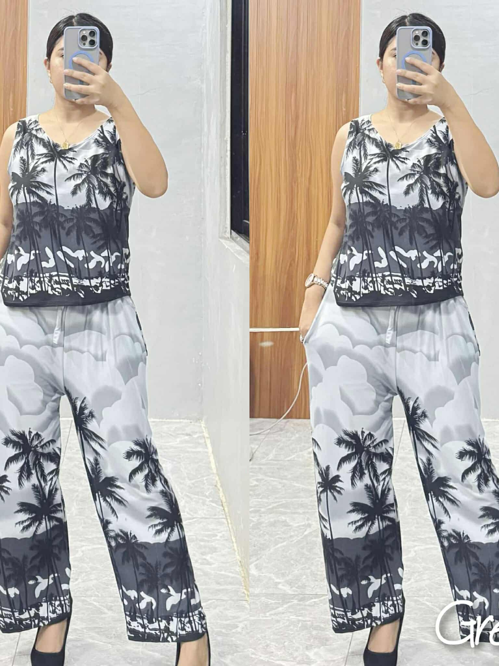 ARURAY | Hawaiian Print Terno Squarepants for Women ( SQ HAWAIIAN ...