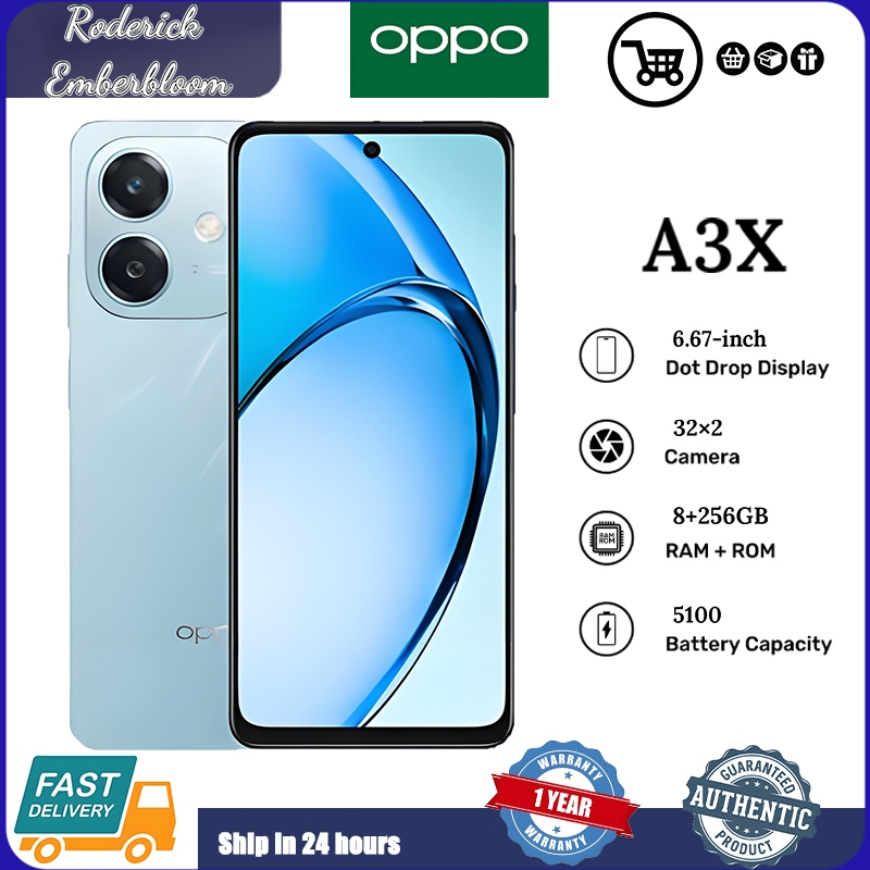 Original Cellphone A3X Smartphone 8+256GB 5100mAh Capacity 6.67-inch ...