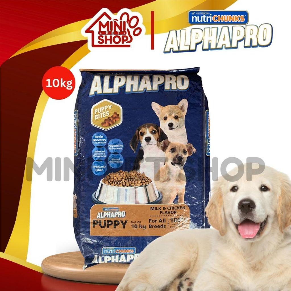 10kg Nutri Chunks Alpha Pro Puppy Bites Dog Dry Food Complete Balance ...