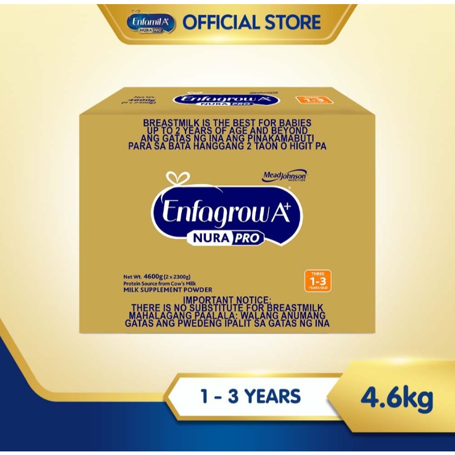 Enfagrow A+ Three Nurapro Milk Supplement Powder for Children 1-3 Years ...