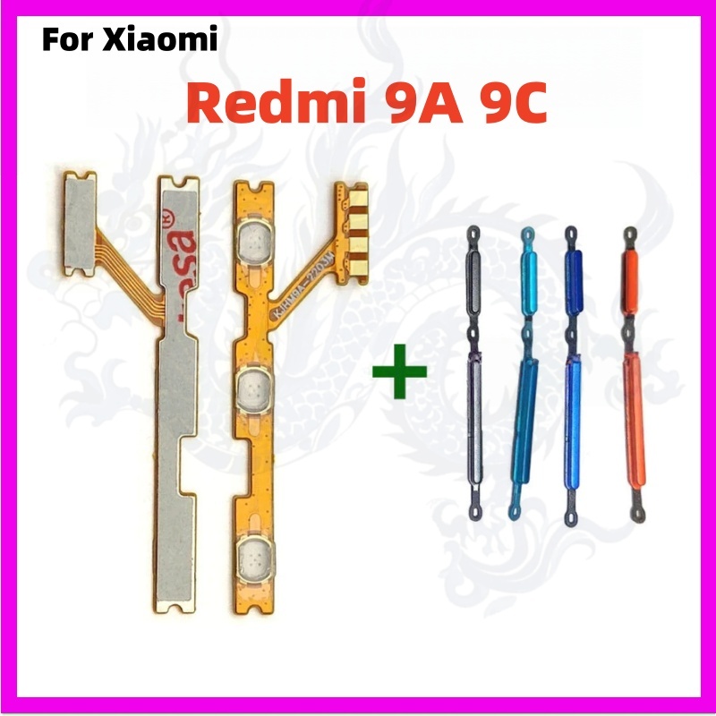 Power on off switch volume button flex for Xiaomi Redmi 9A 9C | Shopee ...