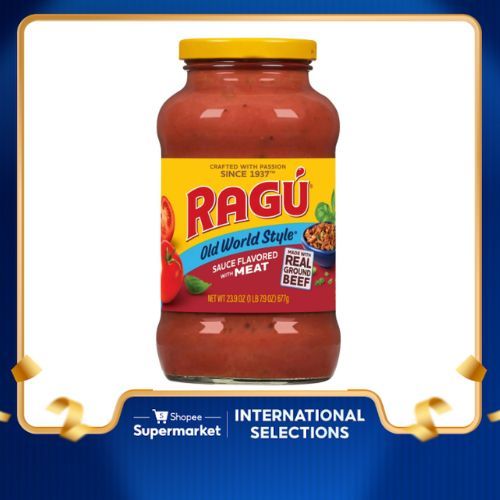Ragu Meat Sauce, Old World Style, Made with Real Ground Beef 677g ...