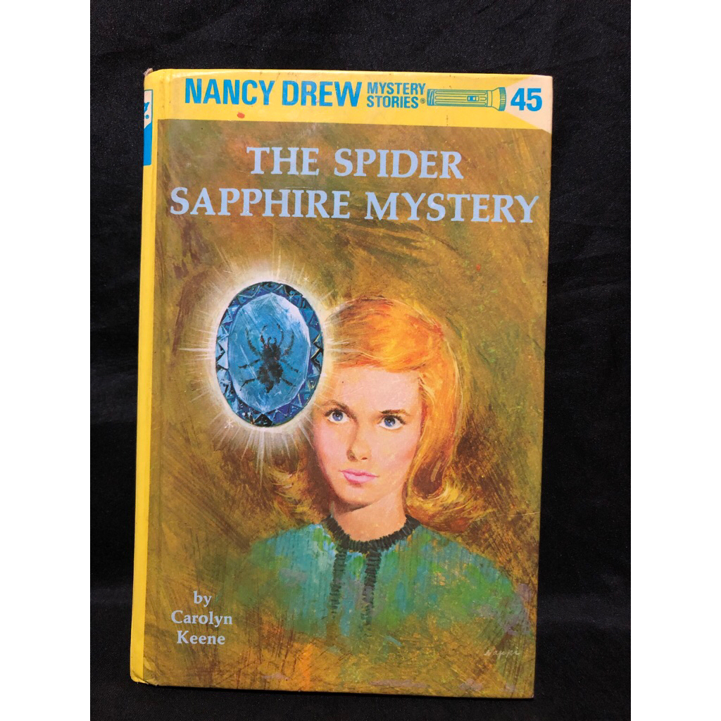 NANCY DREW THE SPIDER SAPPHIRE MYSTERY #45 BY CAROLYN KEENE | Shopee ...