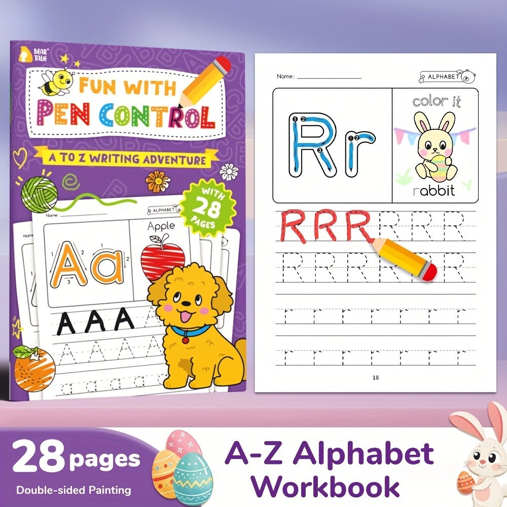 BEAR TALE English Book for Kid Alphabet ABC Writing Book Handwriting ...