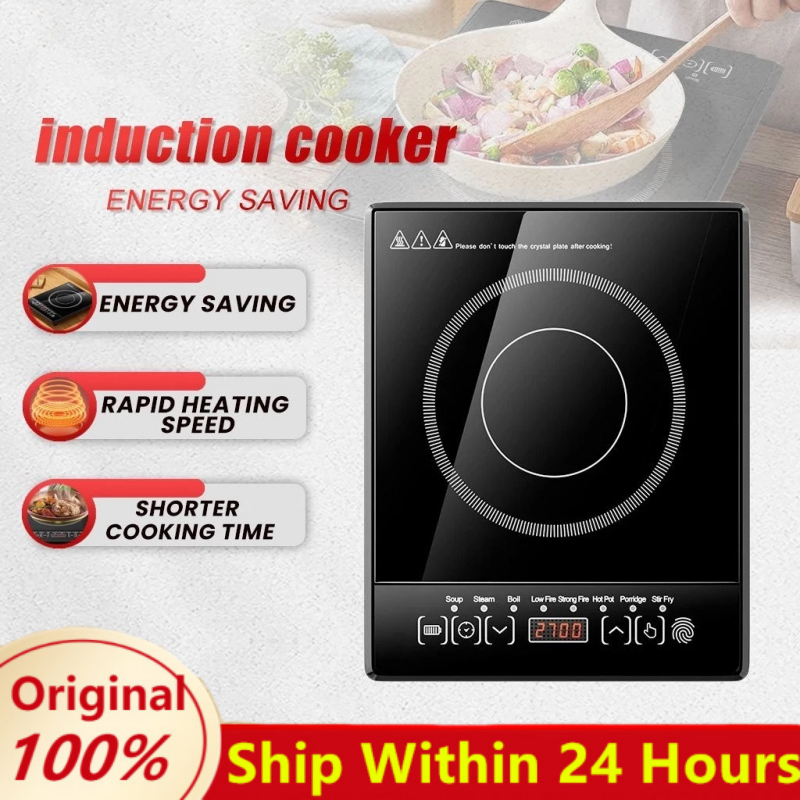 3500W Intelligent Induction Cooker 220V Energy-Saving Ceramic Crystal ...