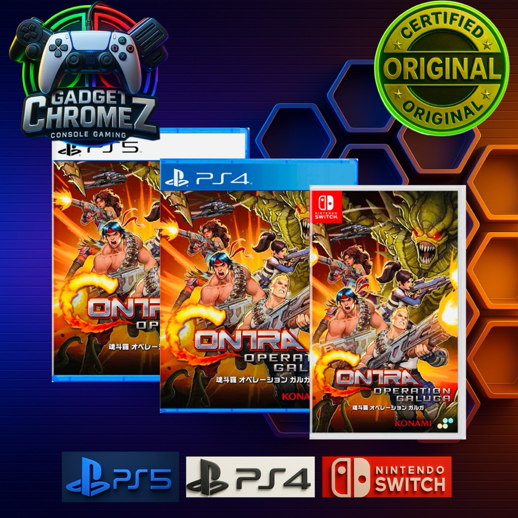 Contra Operation Galuga | PS5 / PS4 / Nintendo Switch Game | BRANDNEW ...