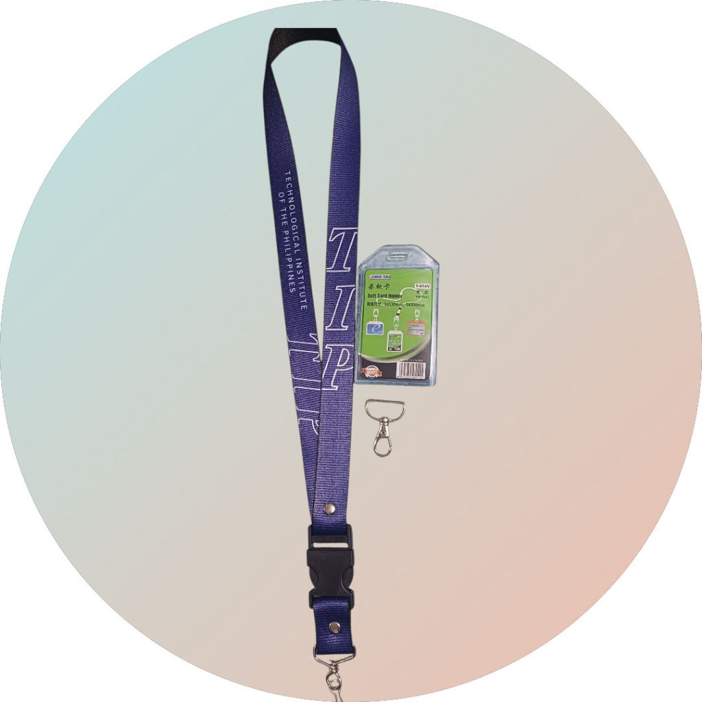 TIP ID LACE LANYARD/BLUE MINIMAL | Shopee Philippines