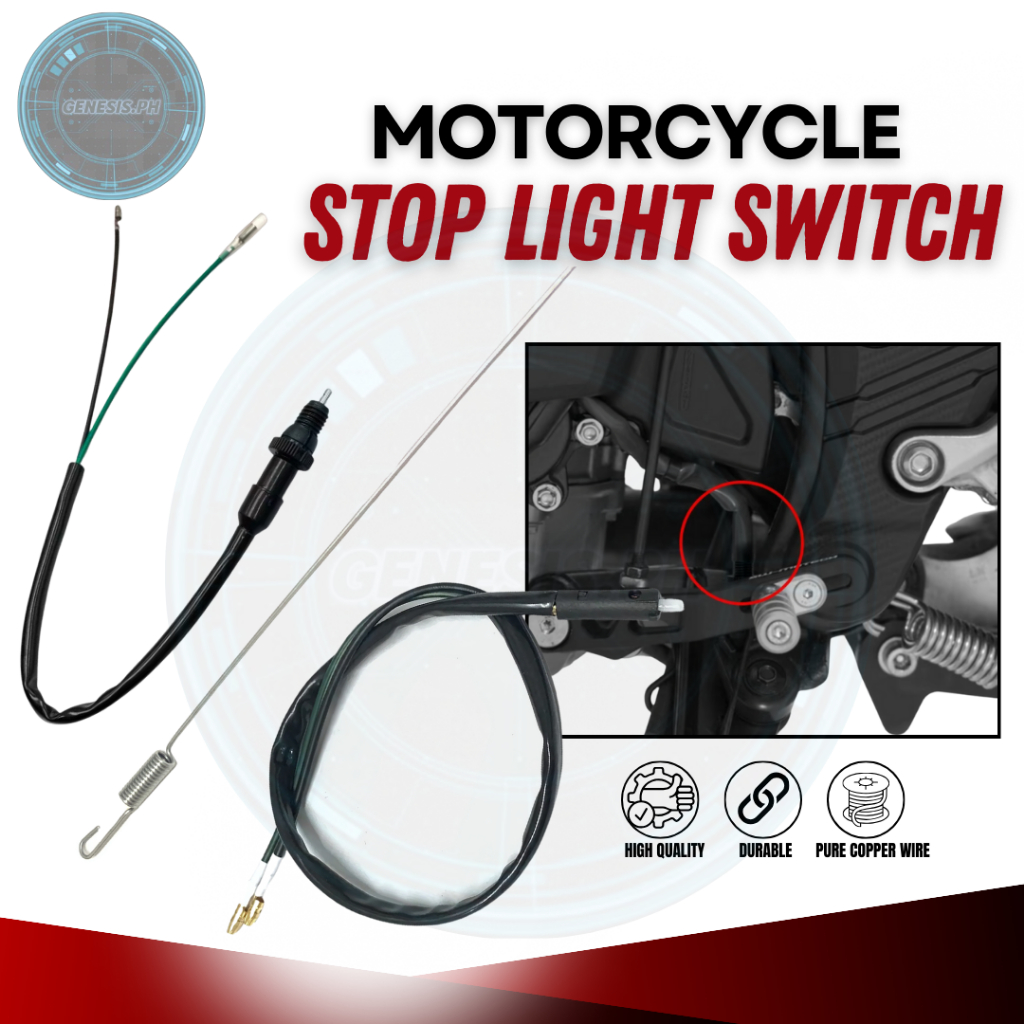 Genesis Motorcycle Stop Light Switch Brake Light Switch Universal Rear ...