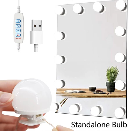 LED makeup light bulb mirror bulbs dressing fill light beauty lamp with ...