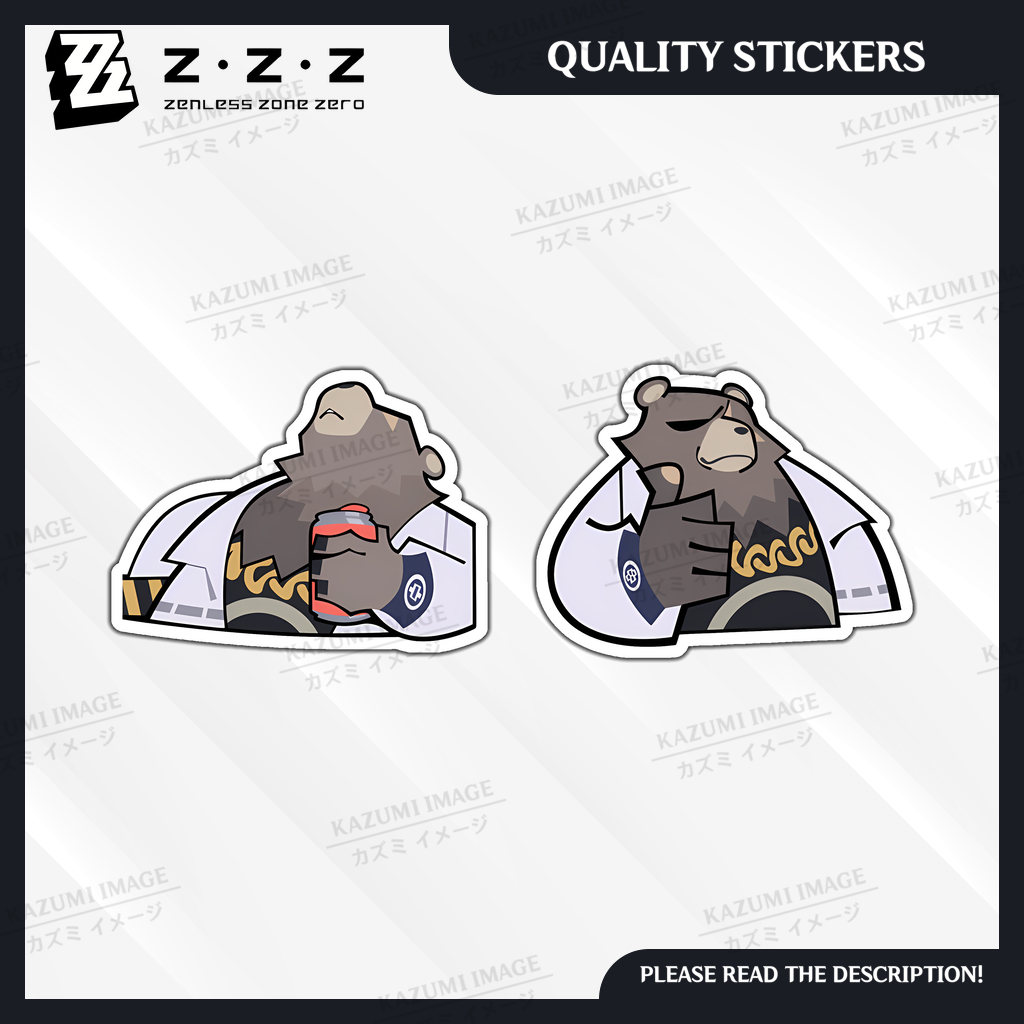 Ben Bigger - Zenless Zone Zero Waterproof Emoji Stickers | Shopee ...