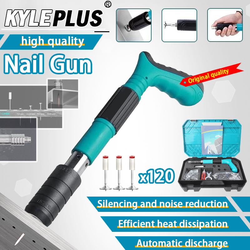KYLEPLUS Nail Gun Concrete Rivet Tool Steel Rivet Gun Punching Nail ...