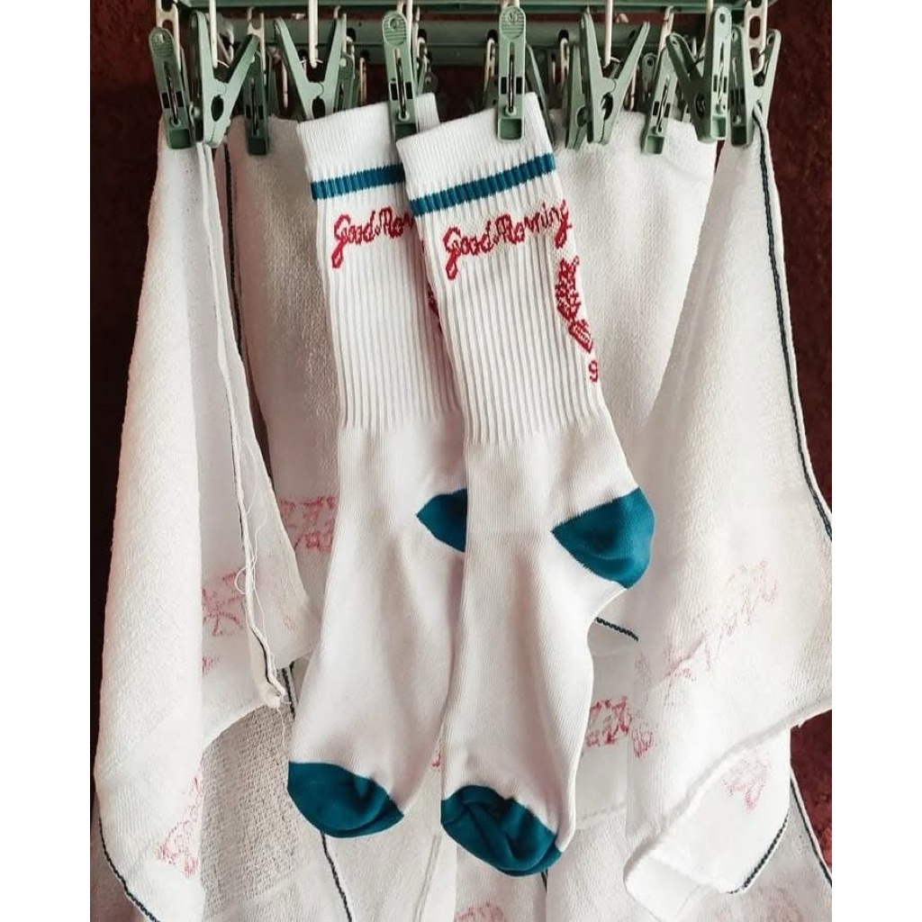 Socks Lang "GOOD MORNING TOWEL" Iconic Spoof Socks w/ Free Stickers ...
