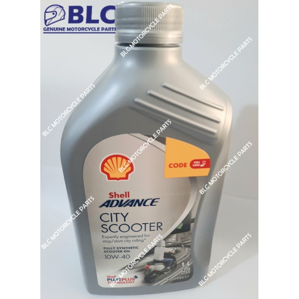 Shell Advance CITY SCOOTER 10w-40 Fully Synthethic Motor Oil 1L ...